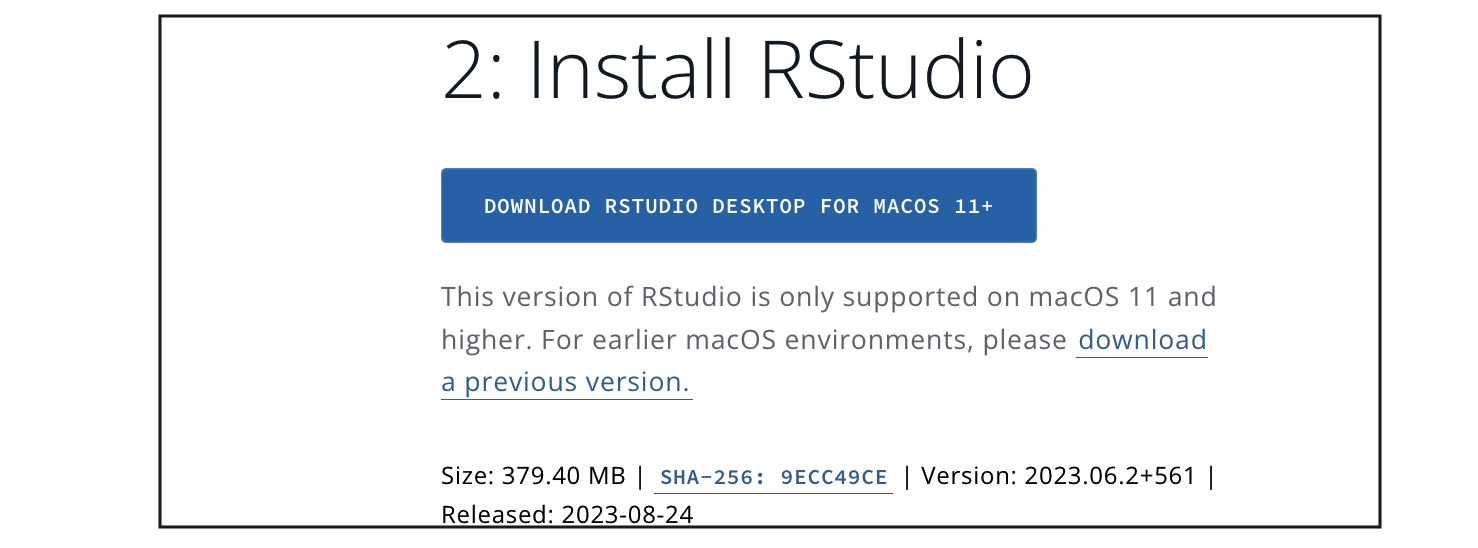 Installing R/R-Studio | STAT462 Lab Book 2024